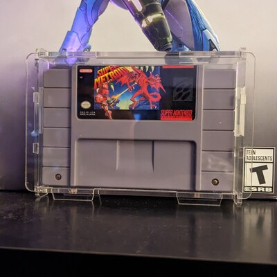 Nintendo SNES Game Cartridge Protective Display Case Super Nintendo ...