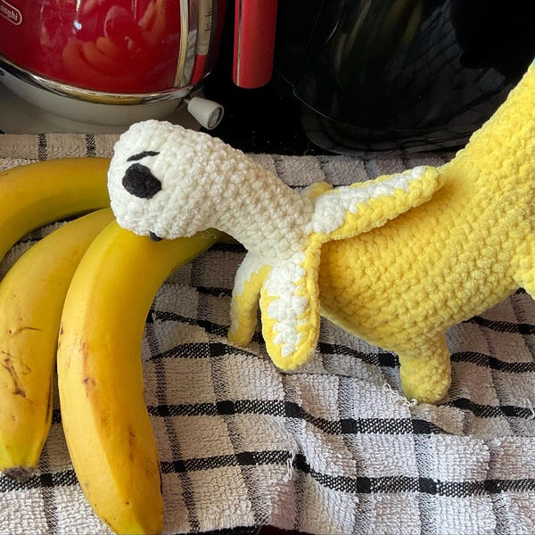 Bananasaurus and Baby Bananasaurus NO SEW Crochet Pattern Bundle - Etsy