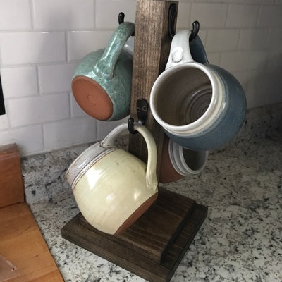 Rustic Mug Stand Coffee Mug Tree - Etsy