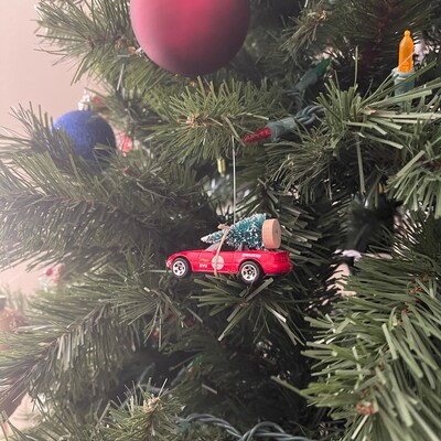 Ford Ranger Raptor Truck Carrying Christmas Tree2019 Red Ford - Etsy