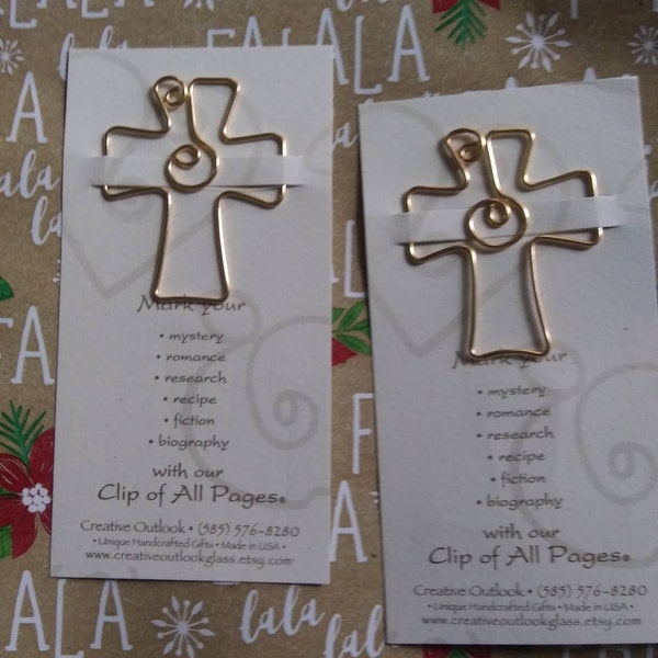 Cross Bookmark, Religious Gift, Simple Inexpensive Teacher Gift ...