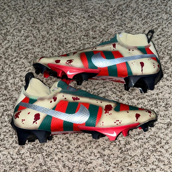 Custom Painted Football Cleats “denim” - Etsy