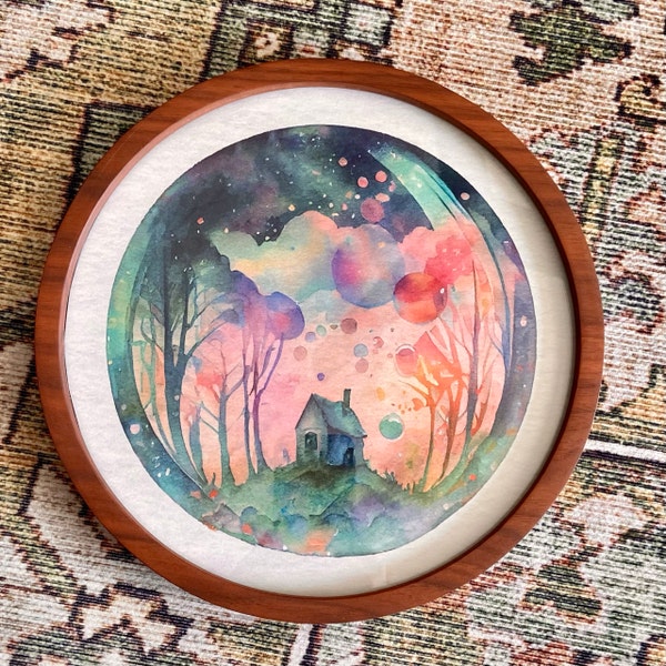 Perfect Circle Picture Frame - Etsy