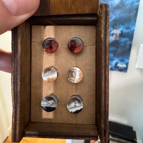 Plugs "dune" . Plugs Made of Wood and Resin. Custom Plugs, Wood Resin ...