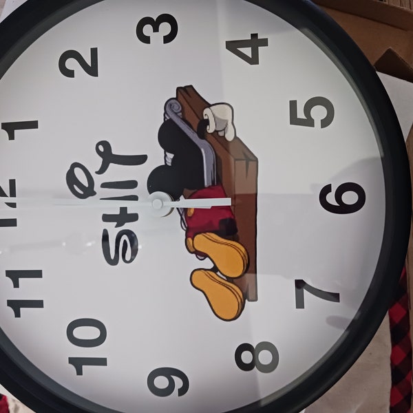 Astronaut in Space Wall Clock - Celestial Timepiece, Silent Operating ...