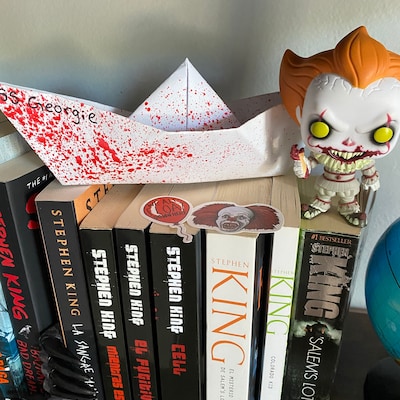 Laminated Bloody Acrylic Paint Bookmark Customizable Red and - Etsy