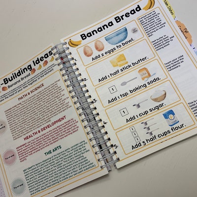 Bundle Kids Recipe Book, Preschool Cookbook Printable, Birthday Gift ...