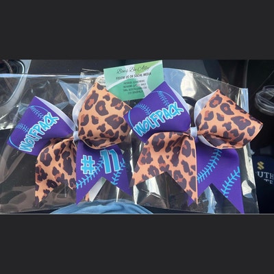 Game Day Cheer Bow Made in Your Team Colors. Comment Colors at - Etsy
