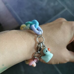 EYES Pastel Goth Halloween Necklace With Bat Wings Cross O-ring ...