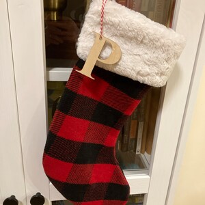 Wooden Letter for Stocking, Christmas Stockings Letter Cutout Kids ...