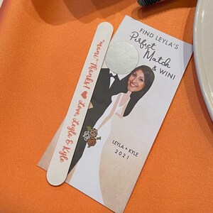 Bridal Shower Wedding Scratchers Scratch off Lottery Tickets - Etsy