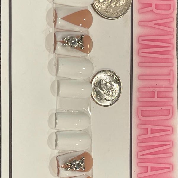 Halloween Press on Nails| Spooky Nails| Purple Nails| Hearts | Baddie ...