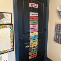 Days of the Week Printable Circle Time Calendar Kindergarten - Etsy Canada