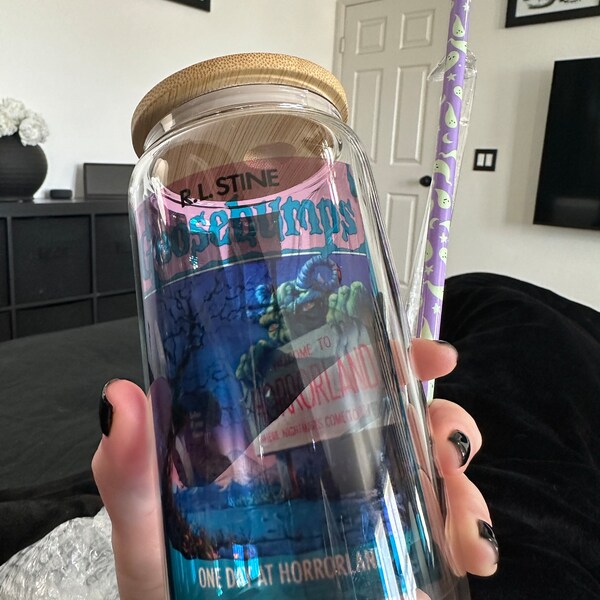 Goosebumps Cup, the Haunted Mask, Beer Can Glass, Coffee Cup, Iced ...