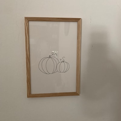 Thin Natural Wood Frame, Oak Wooden Frame, Simple Frame, Photo Picture ...