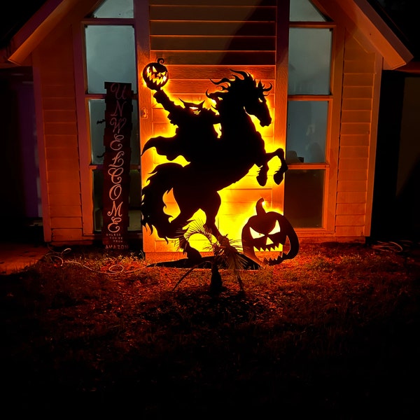 8ft Headless Horseman Template When Made. Printable Trace and Cut ...