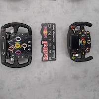 Red Bull Formula One F1 Racing Blue Background Stickers X2 for Car, Van ...