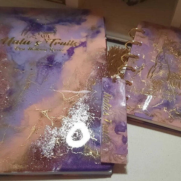 Personalised Refillable Resin Notebook,beach Decor,custom Made Resin ...