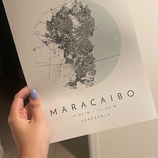 Maracaibo Map, Maracaibo, Venezuela, City Map, Home Town Map, Maracaibo ...