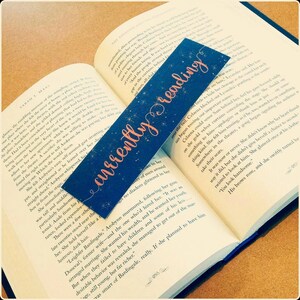 Currently Reading Bookmark - Etsy