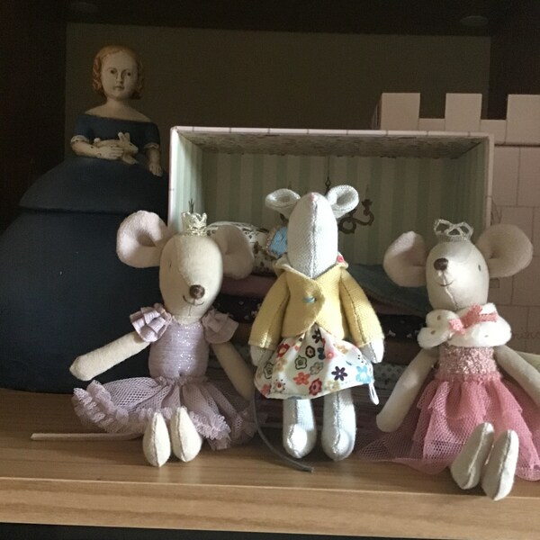 Linen Mouse Doll Linen Eco Gift Personalised Imaginary Friend Tiny ...