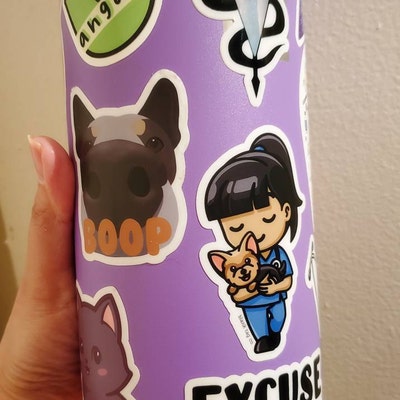 Ikon Konbat Lightstick Weatherproof Glossy Sticker - Etsy