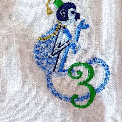 Catholic Marian Monogram With Crown Digital Machine Embroidery - Etsy