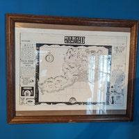 Hand Drawn Red Dead Redemption Map - Etsy UK