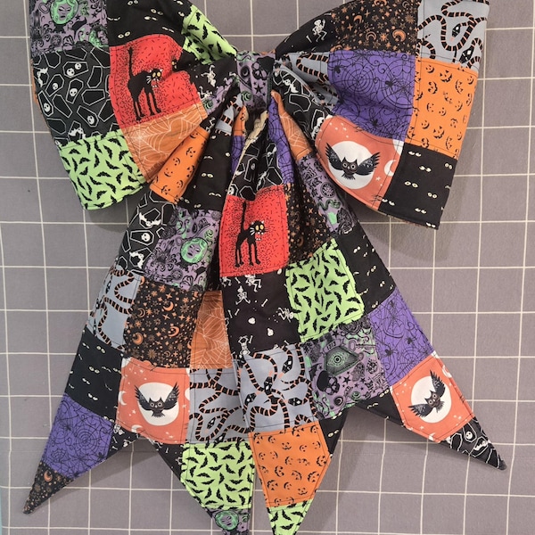 The Big Giant Reversible Quilted Bow | Beginner Friendly PDF Sewing ...