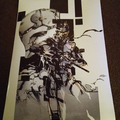 Solid Snake & Gray Fox Premium Poster vectorized Design - Etsy