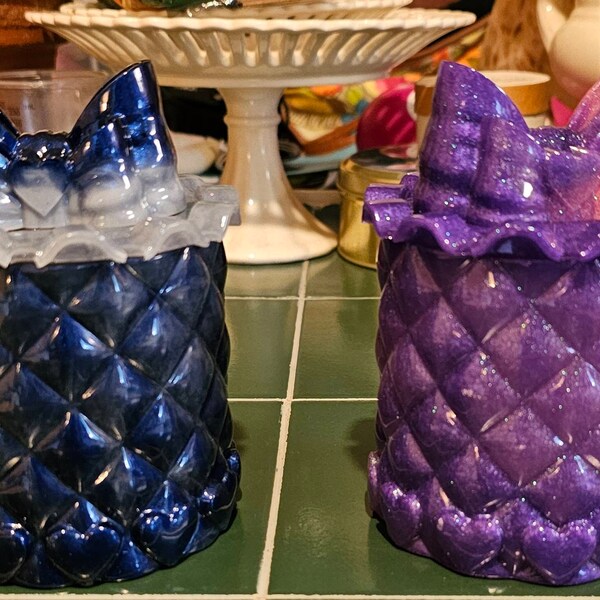 2 Part Jar Resin Molds Silicone With Lid- DIY Storage Jar With Lid ...