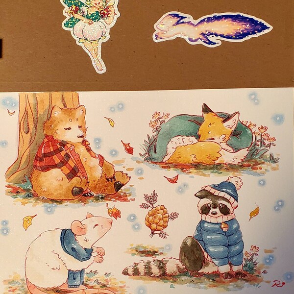 Cozy Critters Coloring Pages 2 Coloring Pages for Adult Coloring, Kids ...