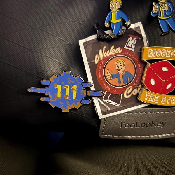 Fallout Vault Number Enamel Pins - Etsy