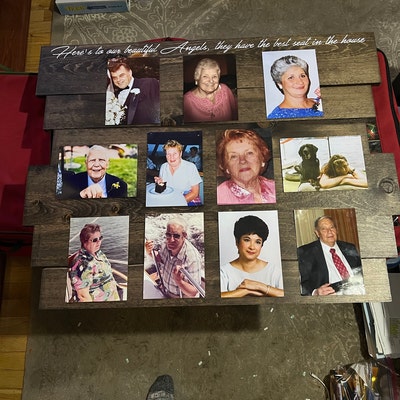 Photo Board Picture Display Picture Board Wedding Photo - Etsy