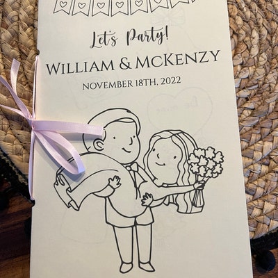 Kids Wedding Activity Book, Kids Wedding Favours in Bulk, Kids ...