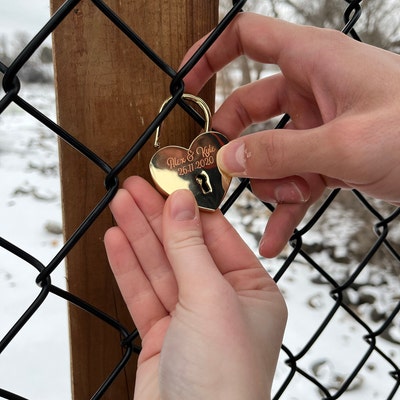 Custom Personalized Padlock Engraved Padlock Love Lock - Etsy