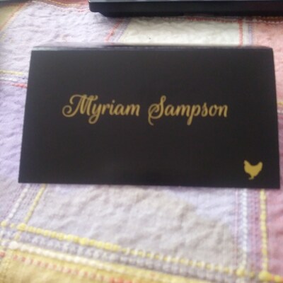 Script Food Icon Food Choice Indication Wedding Custom Place Cards ...