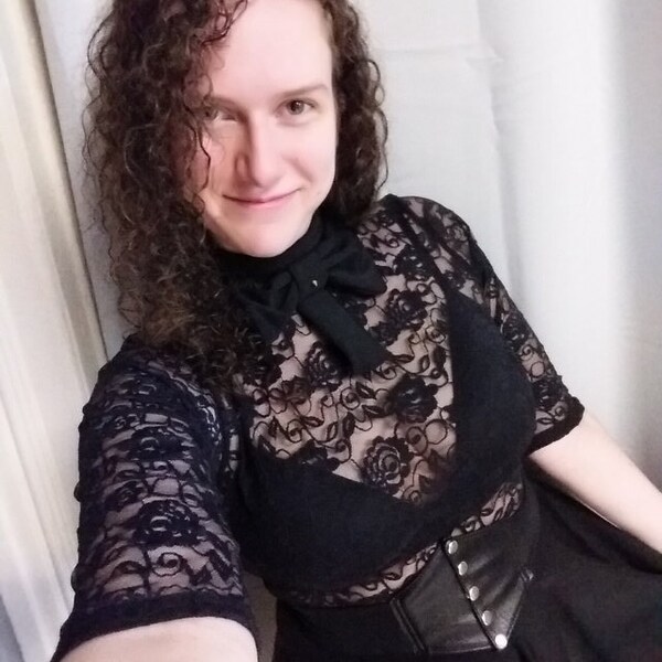 Ramona Dress, Goth Dress, Lace Dress, Witch Top, Gothic, Victorian ...