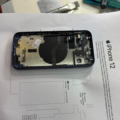 IPhone 12 Teardown Art Digital Template Apple iPhone Framed iPhone Wall ...