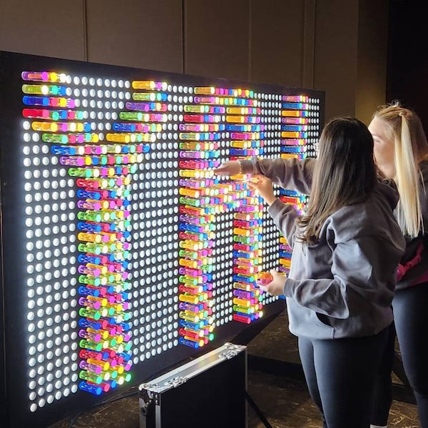 100 Giant Lite Brite Pegs | Light Bright Round Polished Clear Rods ...