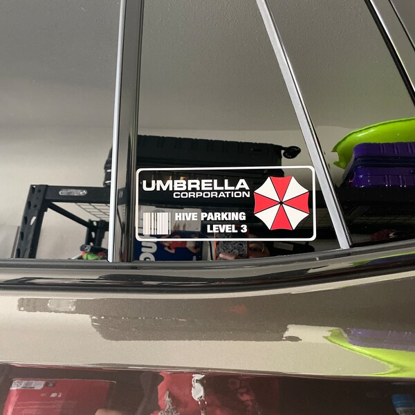 Umbrella Corporation Resident Evil Virus Parasites Fungus Vial Stickers ...