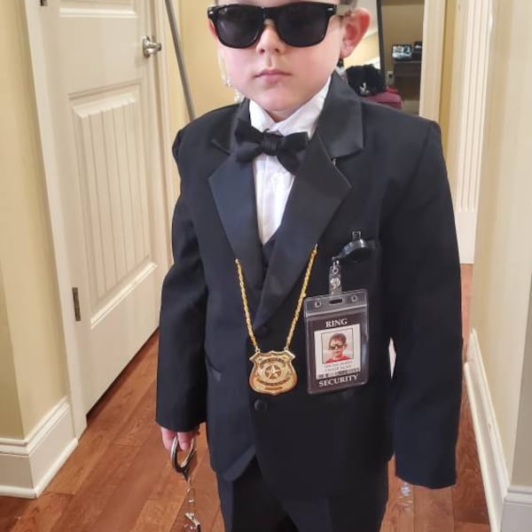 Ring Security Badge - Ring Bearer ID Badge - Wedding Ring Bearer ...