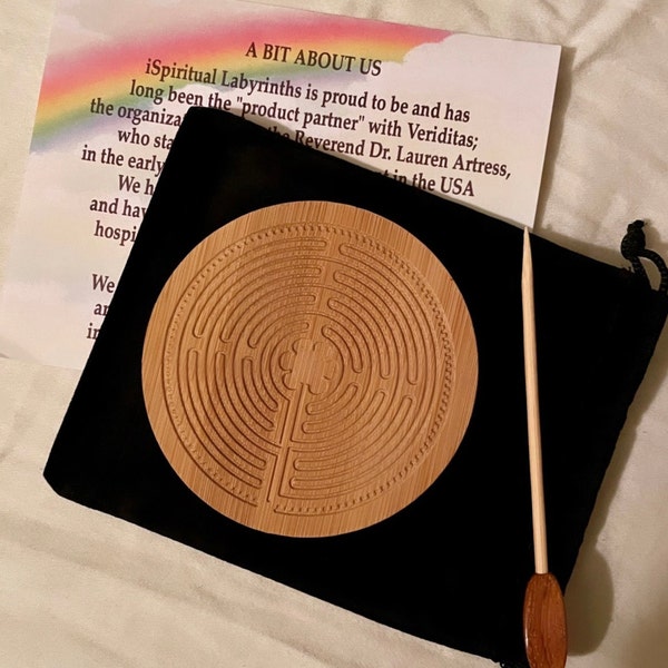 CLASSICAL ACRYLIC 6" Labyrinth, Calming, Problem Solving, Meditational ...