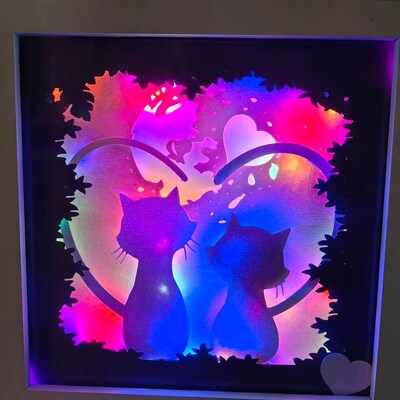 12 Shadow Light Box Template SVG Bundle. Shadow Light Box Bundle Cricut ...