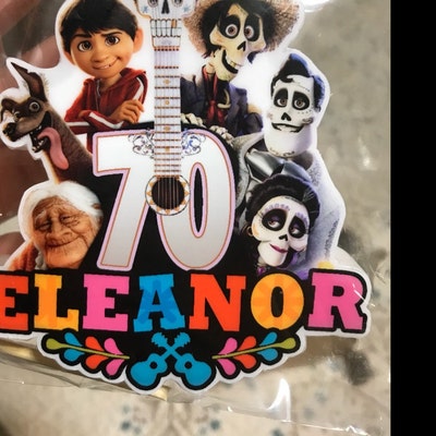 Disney COCO Cake Candle, Personalized Birthday Candle, Cake Topper ...