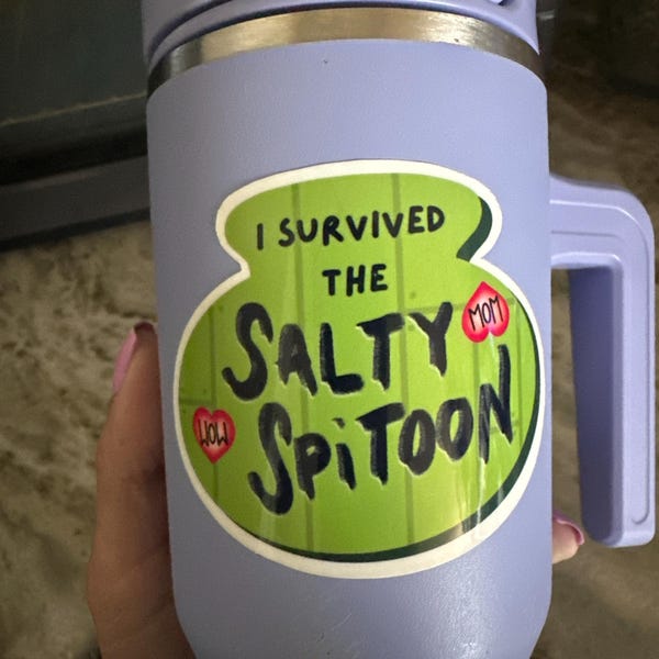 Bluey Bingo Cute Poor Little Bug on the Wall Ding Jing Vinyl Waterproof ...