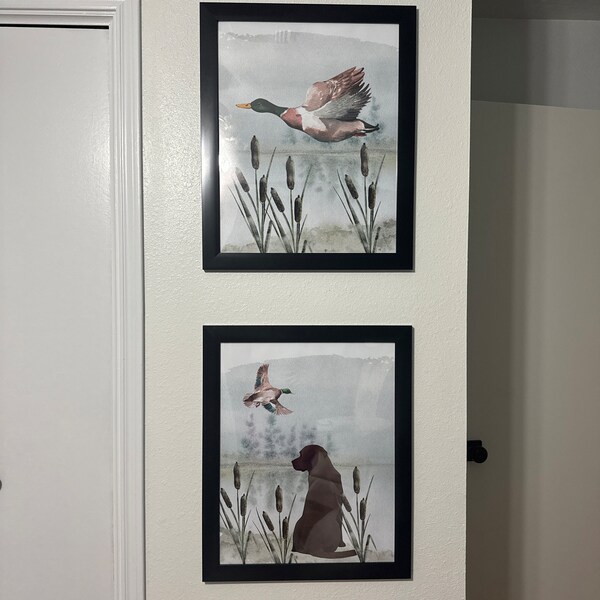 Duck Hunting Nursery Print | Duck Hunting Nursery Wall Art | Mallard ...