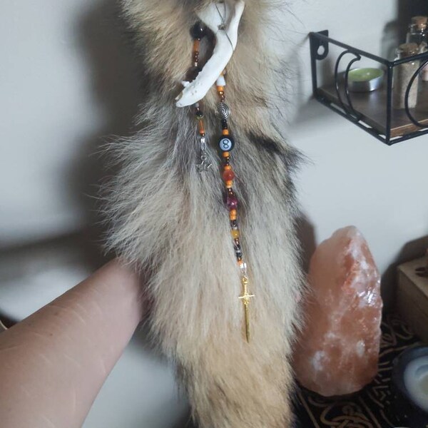 Custom Beaded Tail Keychain for Therians, Furries, Cosplay, Alternative ...