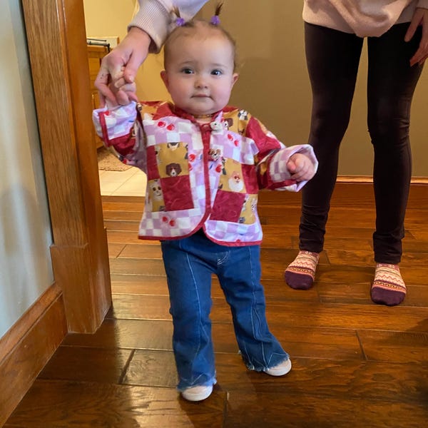 Baby Coast Coat PDF Sewing Pattern: Beginner Quilt Jacket, Newborn-7 ...
