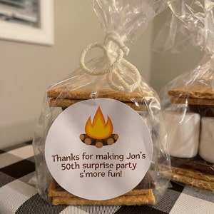 Camping S'mores Stickers S'more Fun Camping Theme - Etsy